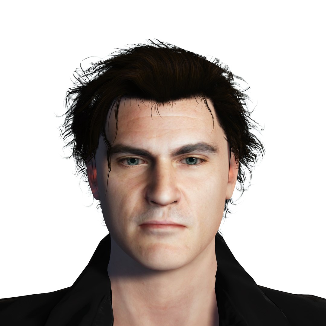 Joaquin Phoenix 3D Rigged Model Ready For Animation 3D Model ...