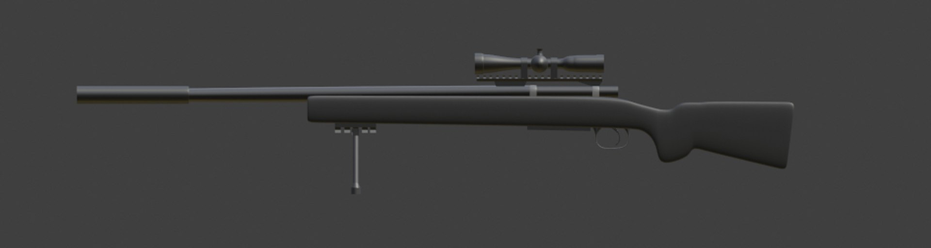M24 Sniper Model - TurboSquid 1554392