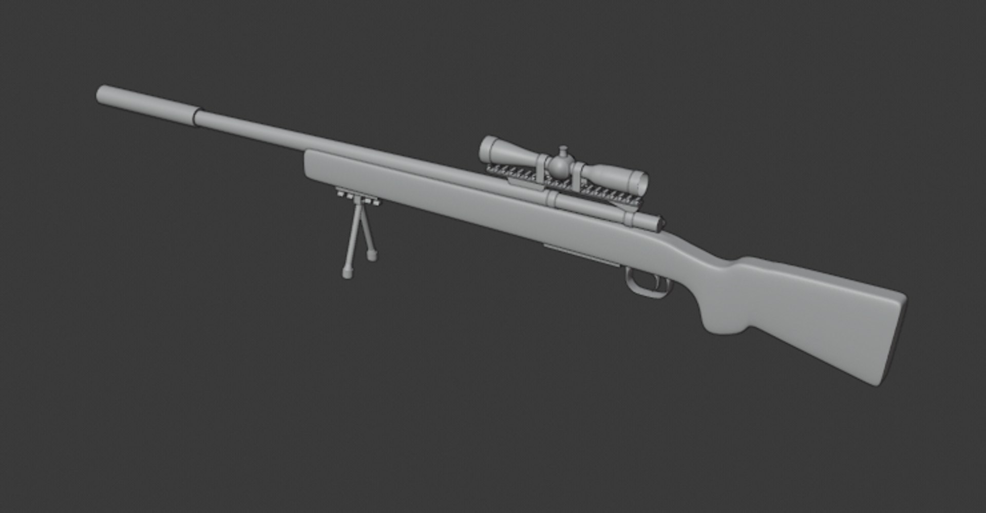 M24 Sniper Model - TurboSquid 1554392