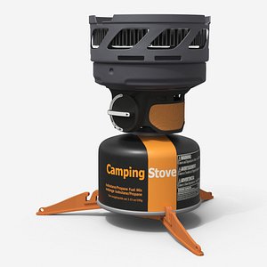 Low Poly Portable Gas Stove 3D Models For Download | TurboSquid