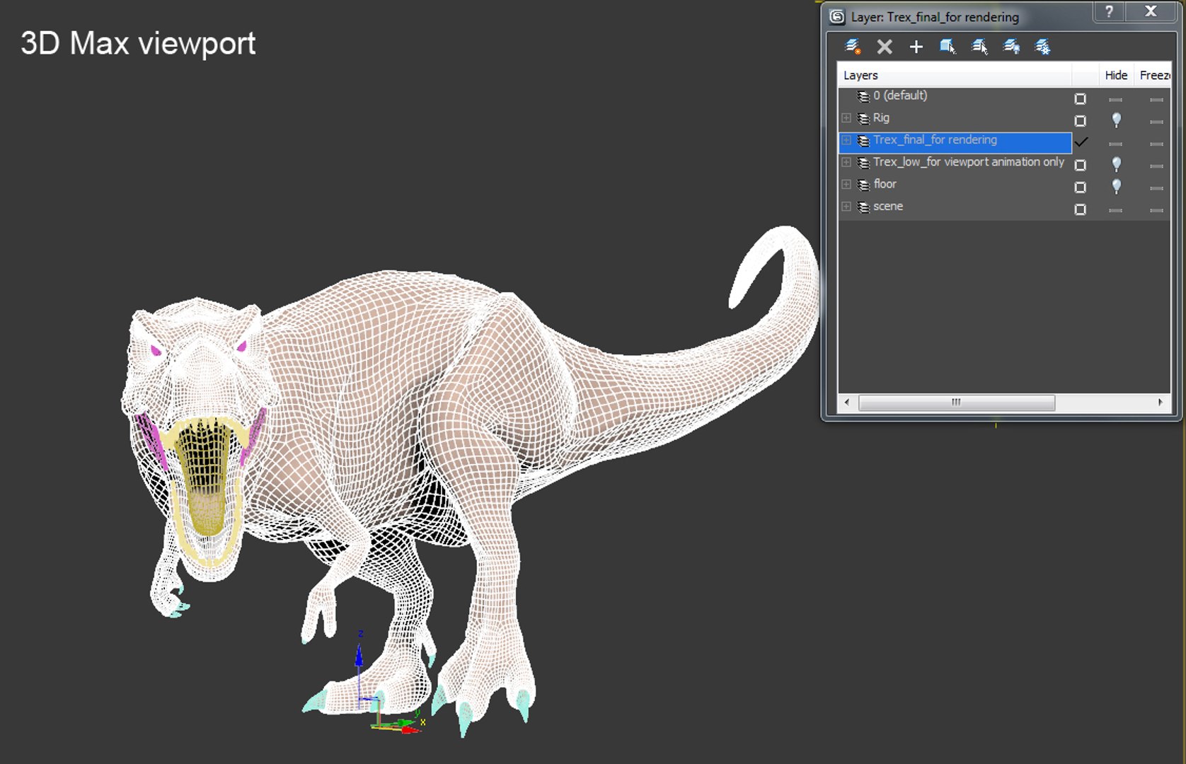 - Rigged Animation 3d Max