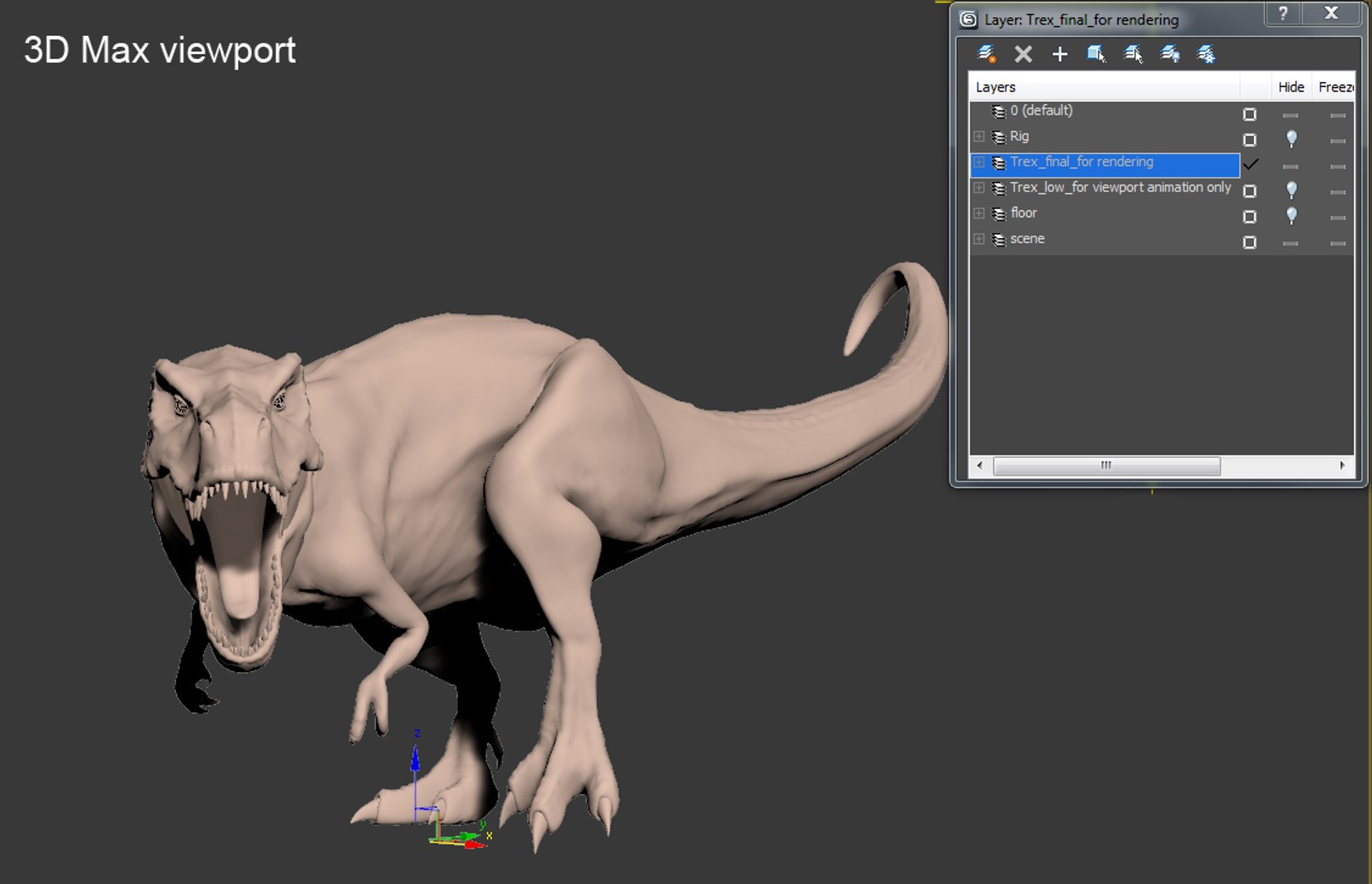 - Rigged Animation 3d Max