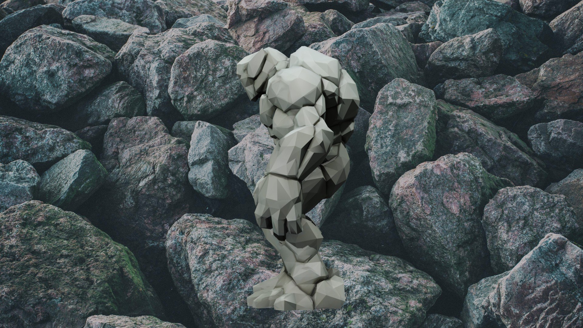 3D Rock Monster - TurboSquid 2407186