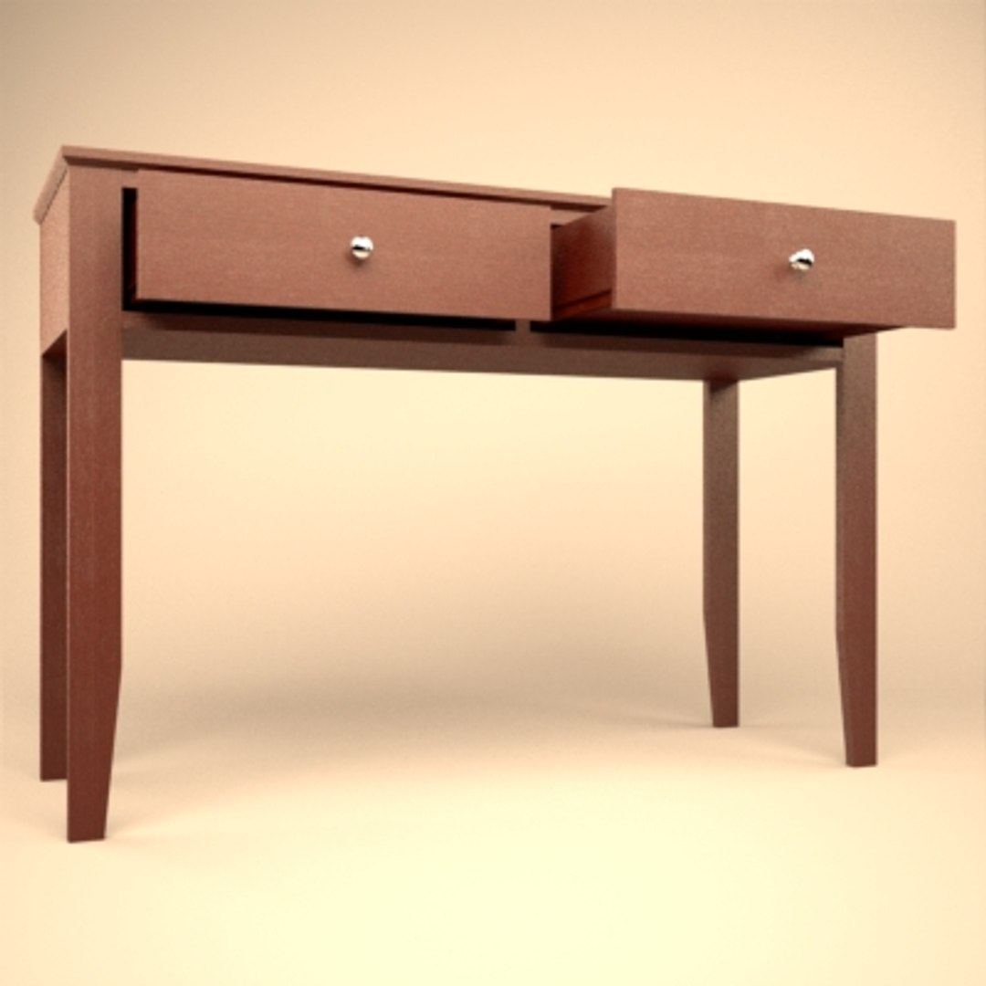 3d console table metropolitan model