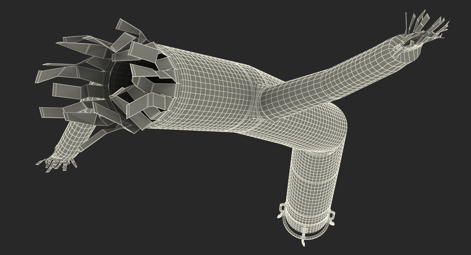 Skydancer Advertising Inflatable Tube 3D Model - TurboSquid 1413063