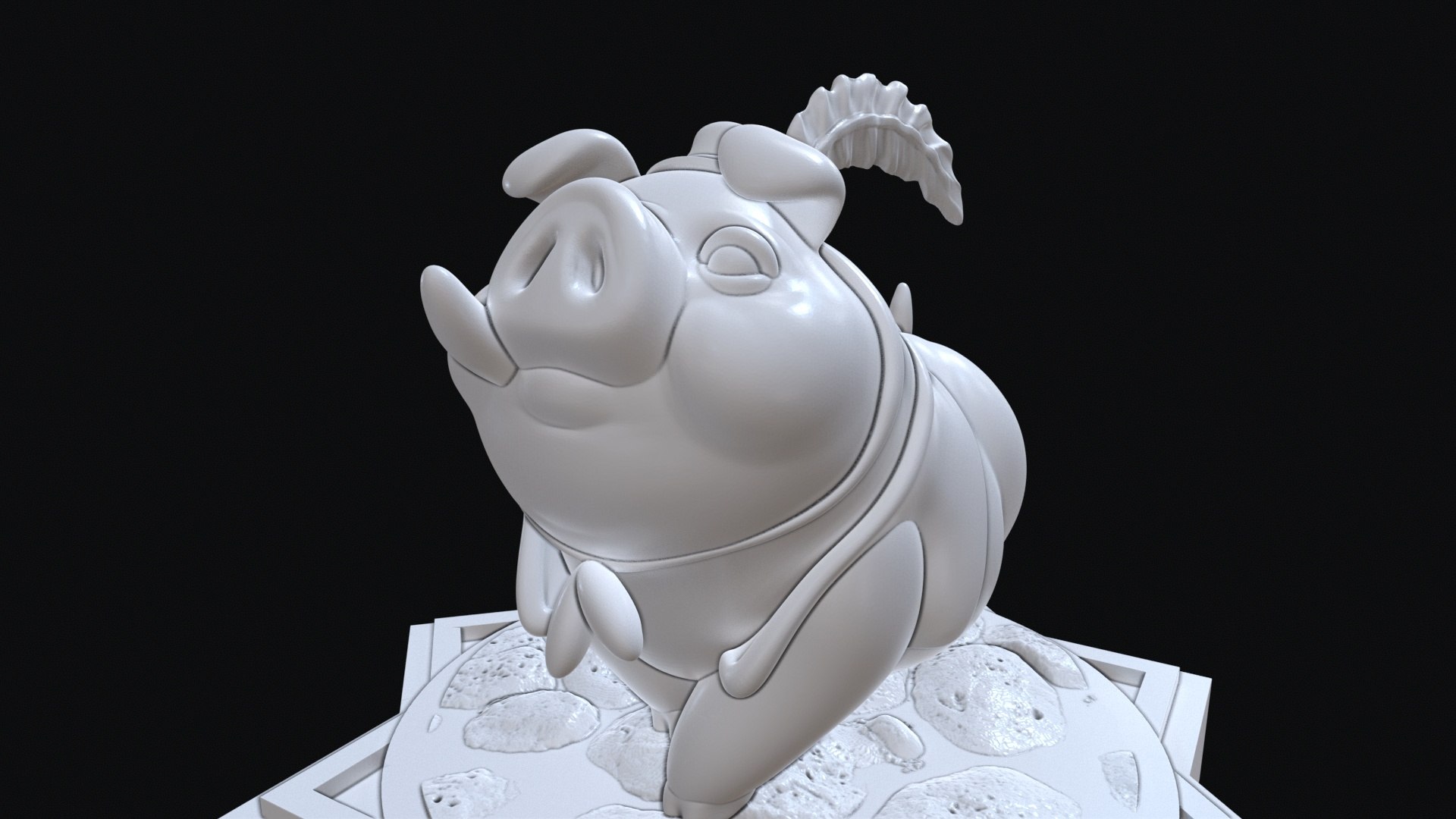 3D Pet Pig DnD Mini model - TurboSquid 2137937