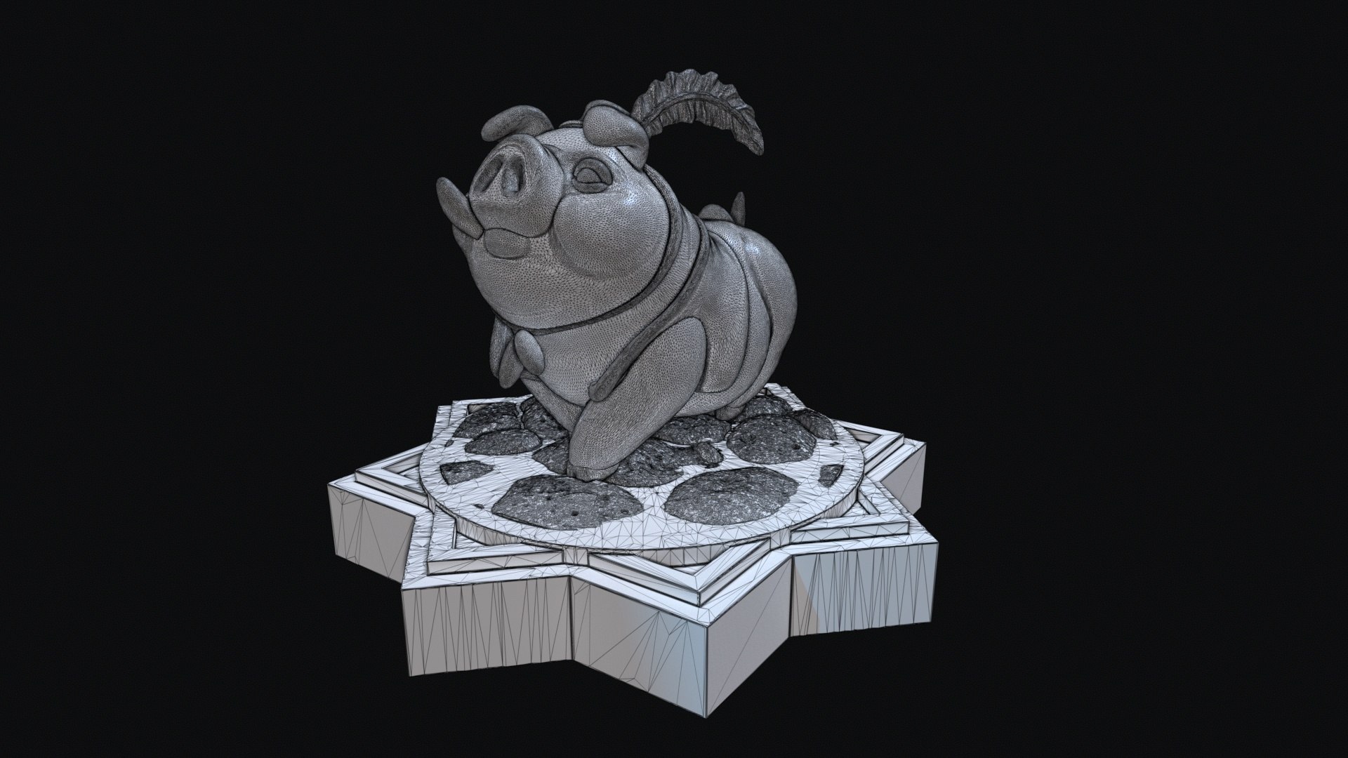 3D Pet Pig DnD Mini model - TurboSquid 2137937