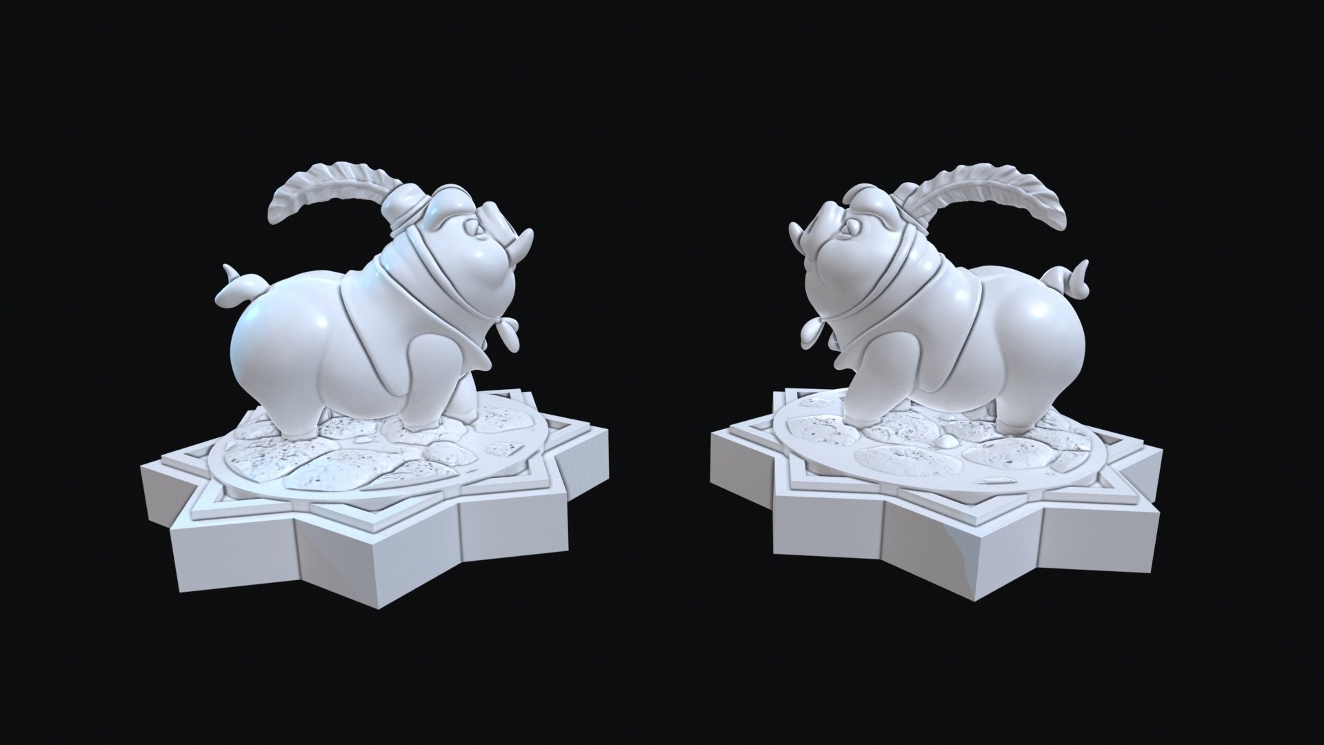 3D Pet Pig DnD Mini model - TurboSquid 2137937