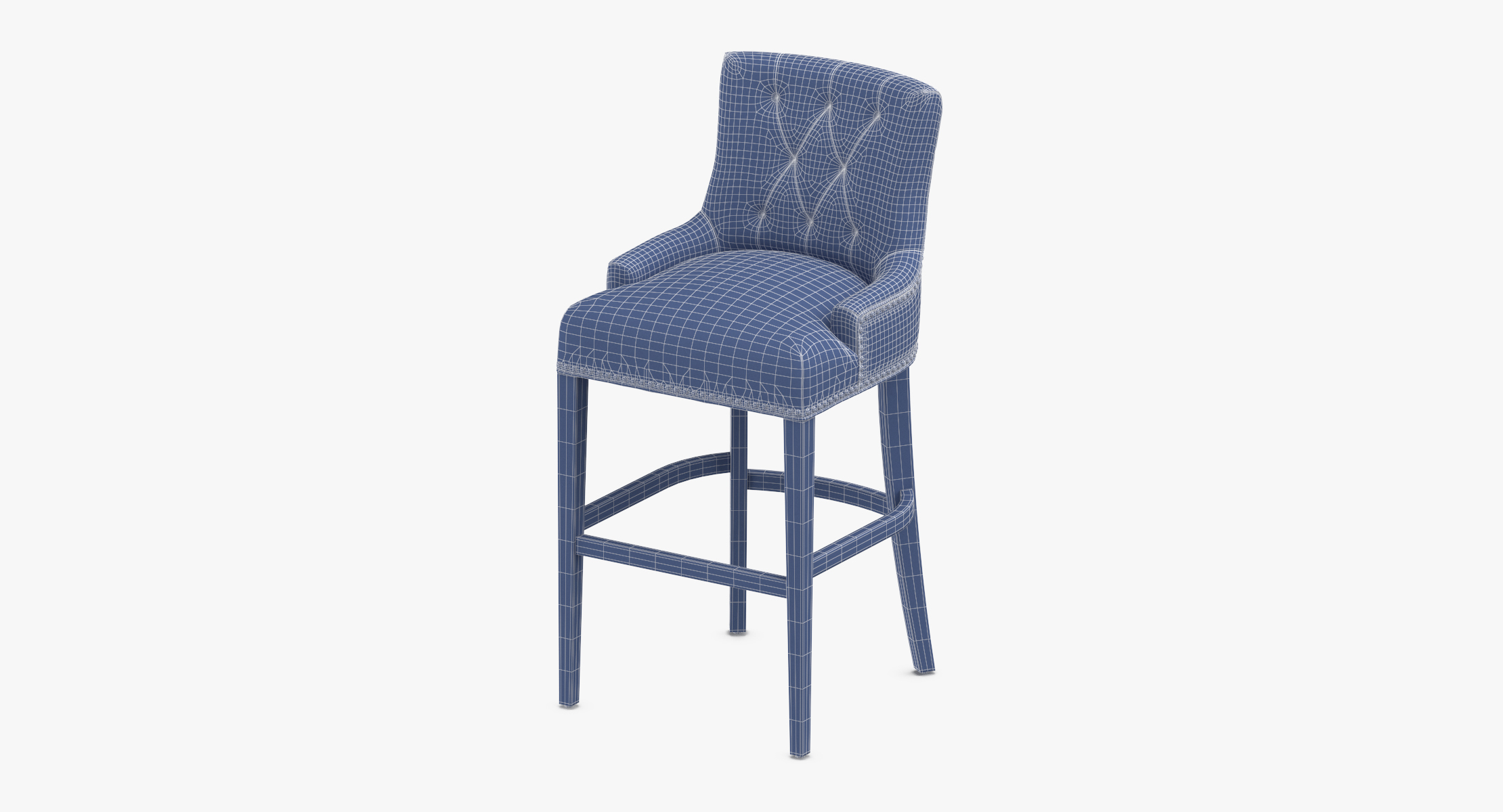 3D model traditional bar stool - TurboSquid 1239592