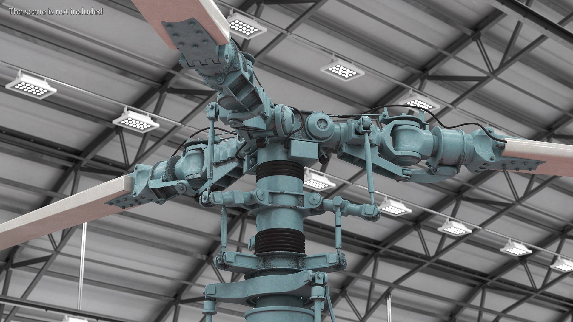 Coaxial Rotors 3D Model - TurboSquid 1768540