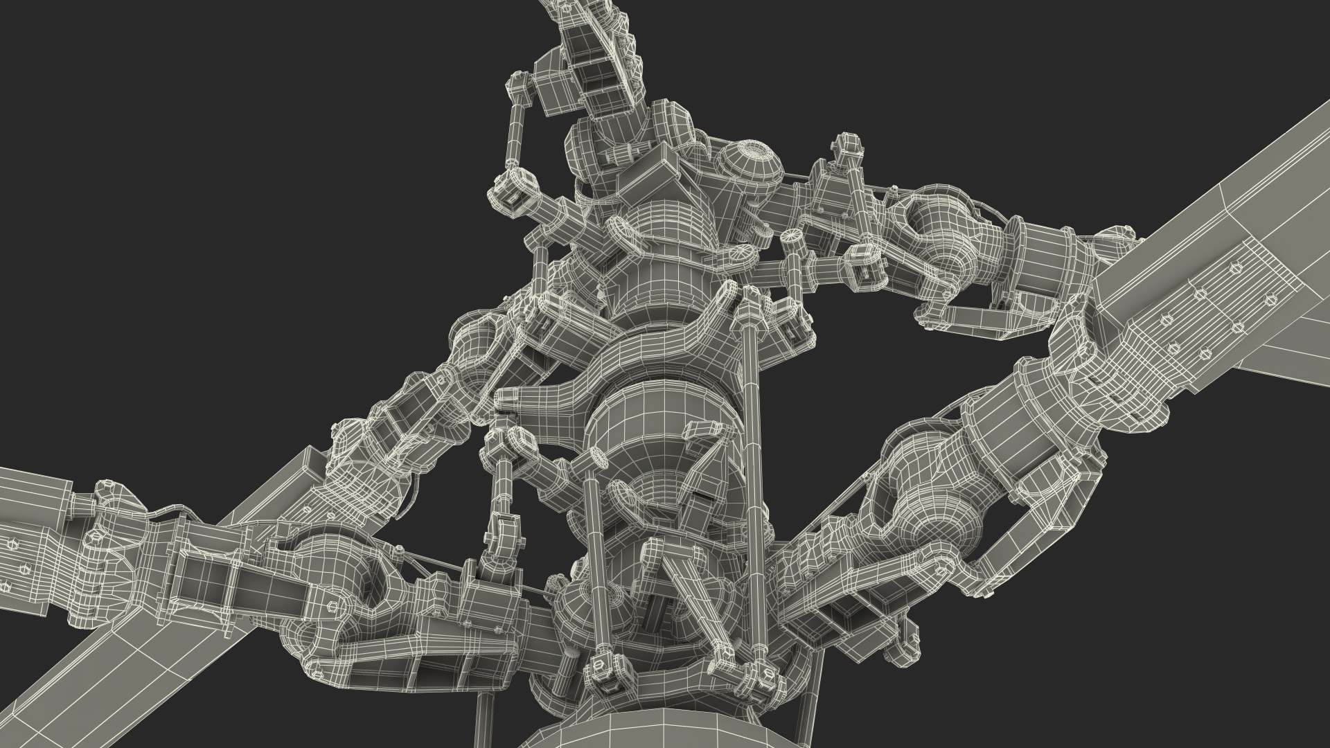 Coaxial Rotors 3D Model - TurboSquid 1768540