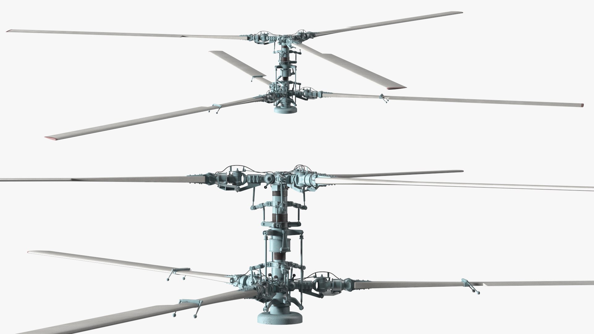 Coaxial Rotors 3D Model - TurboSquid 1768540