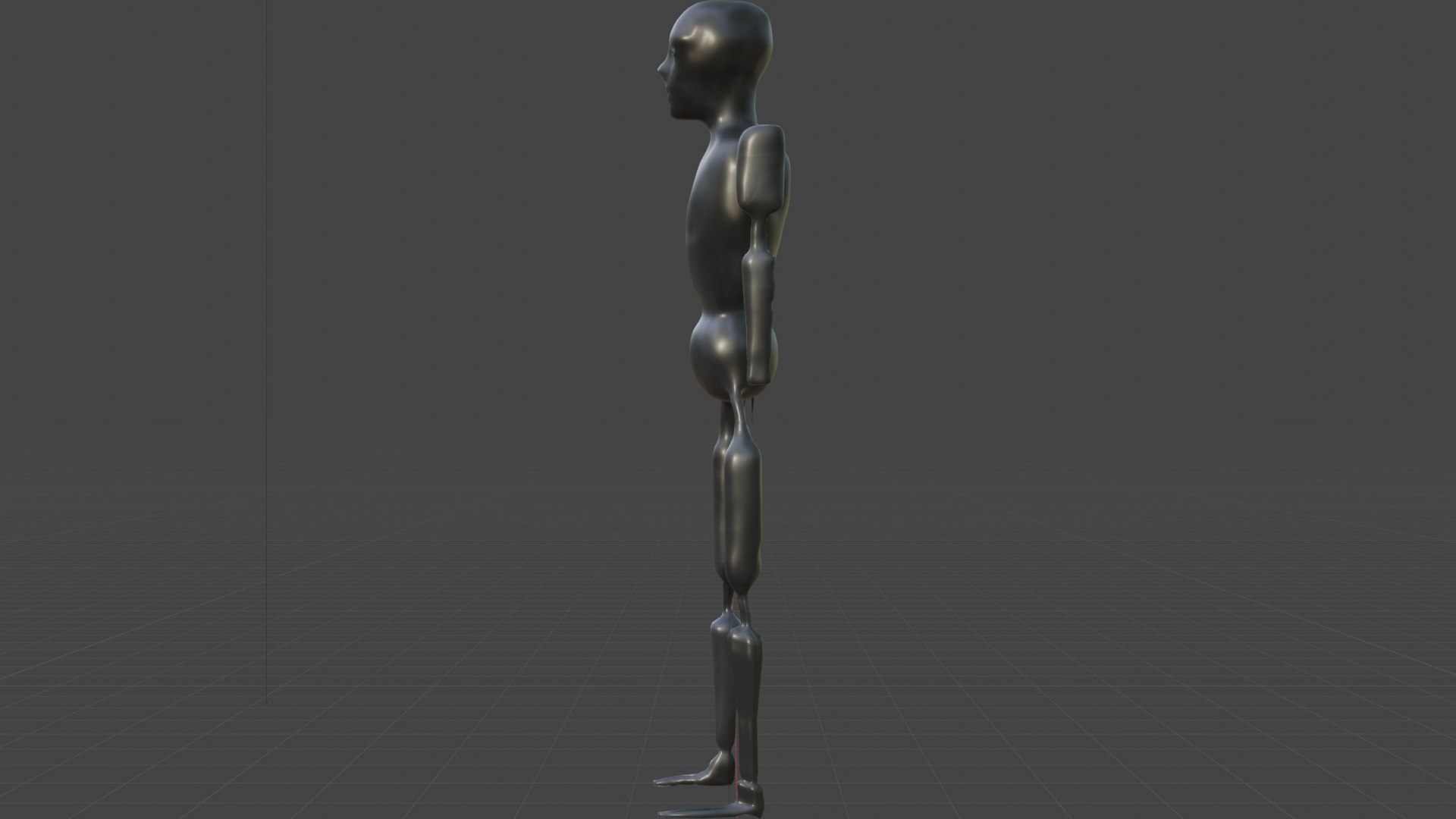 3D Low Poly Dystopian Android Character - TurboSquid 2370262