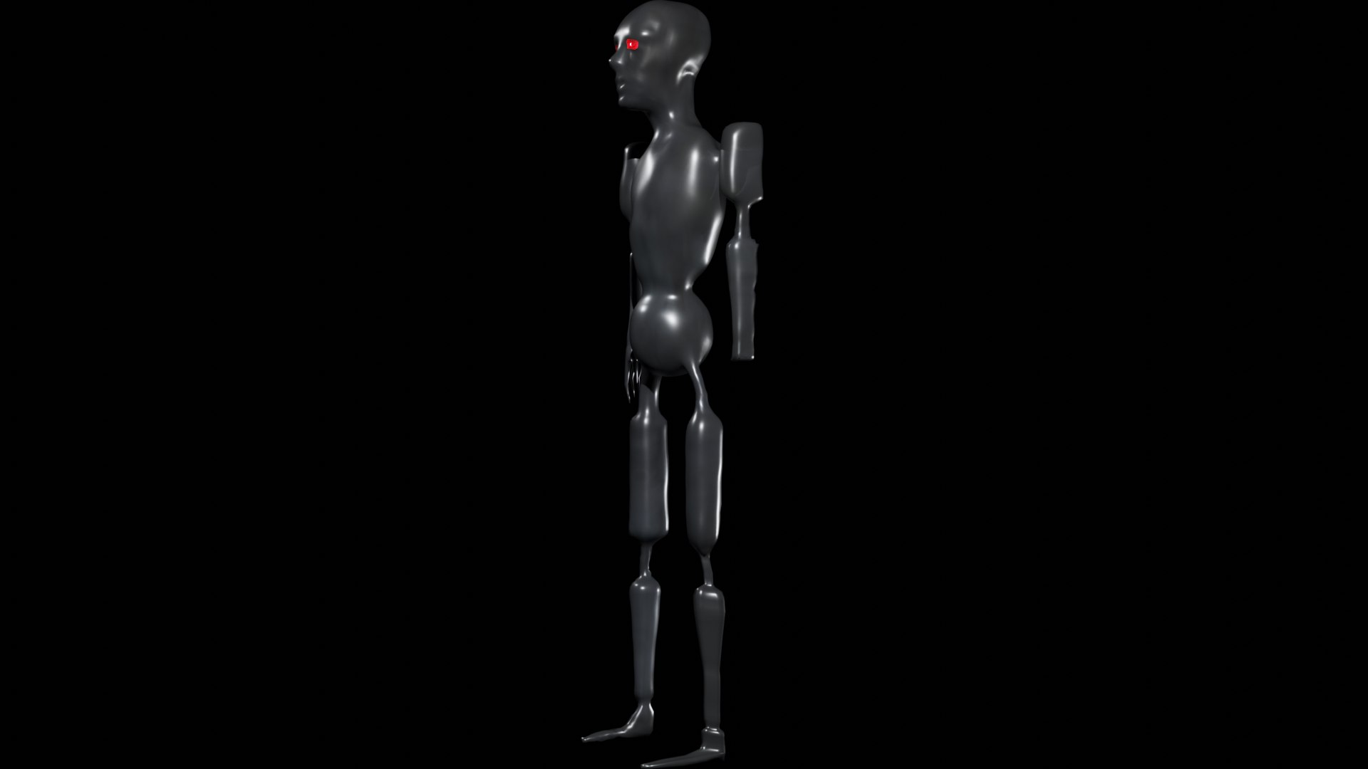 3D Low Poly Dystopian Android Character - TurboSquid 2370262