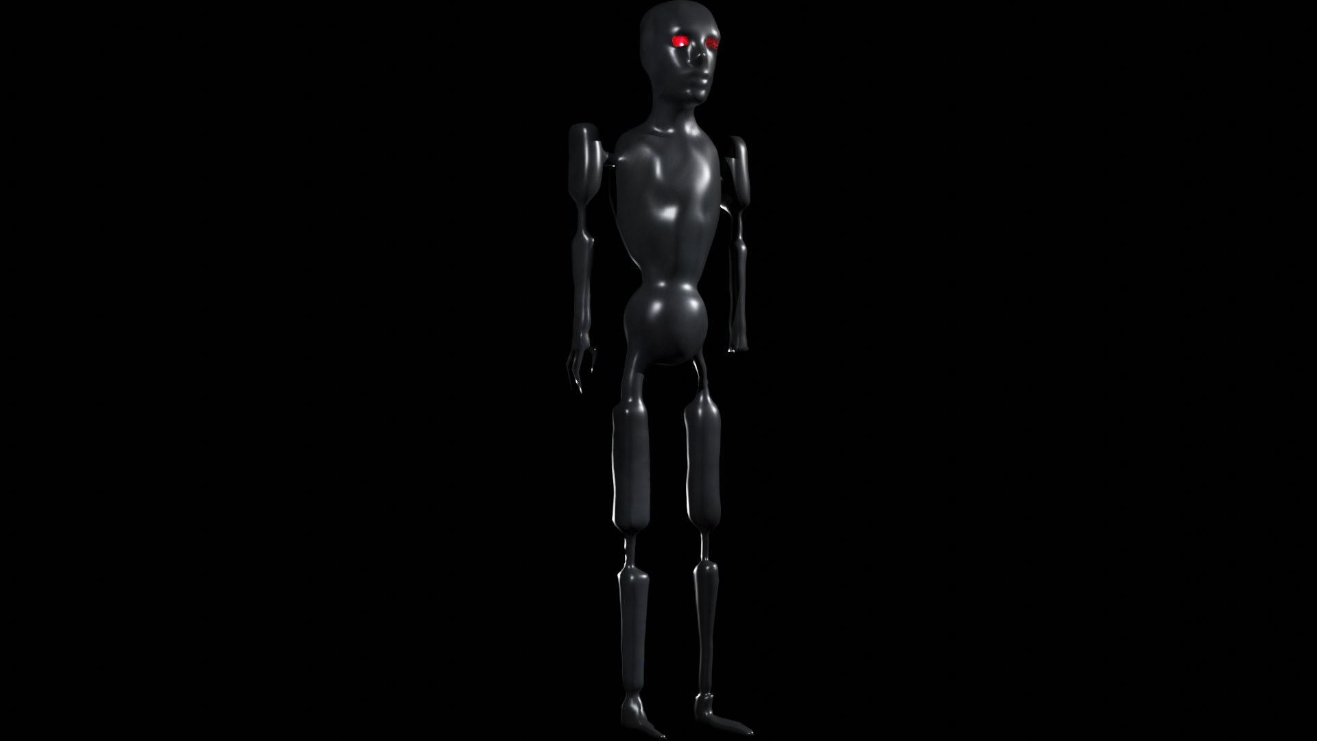 3D Low Poly Dystopian Android Character - TurboSquid 2370262