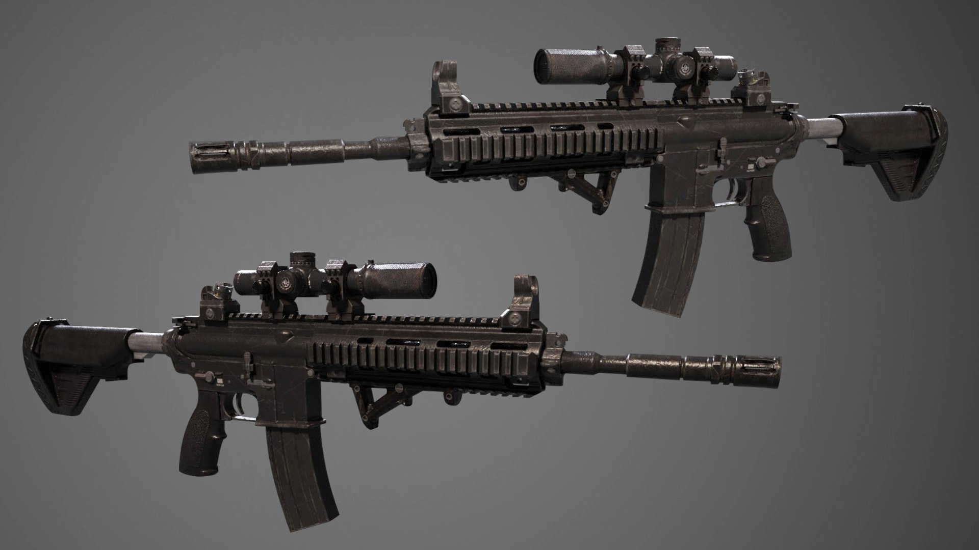 M416 Details 3D Model - TurboSquid 1352430