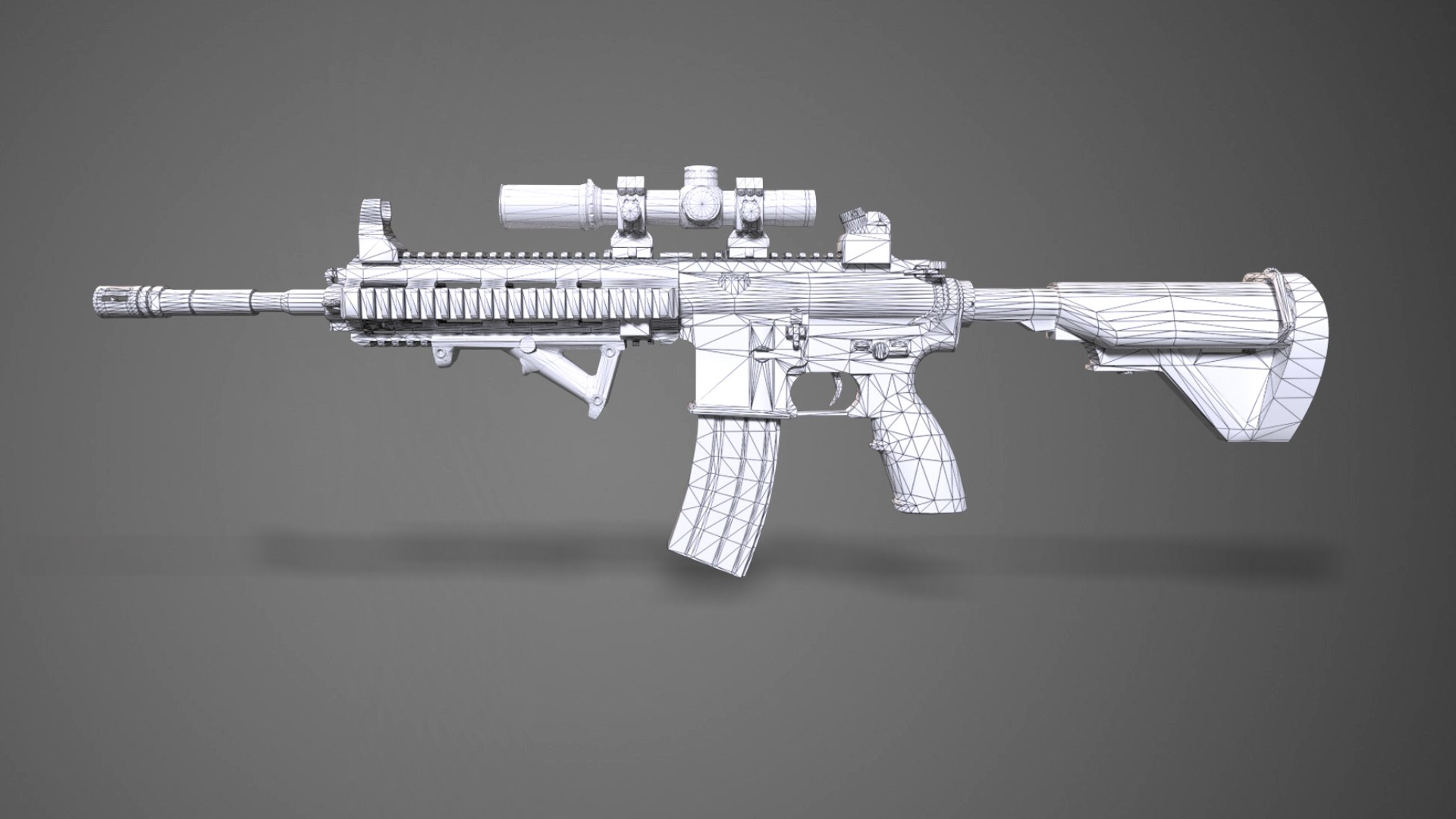 M416 Details 3D Model - TurboSquid 1352430
