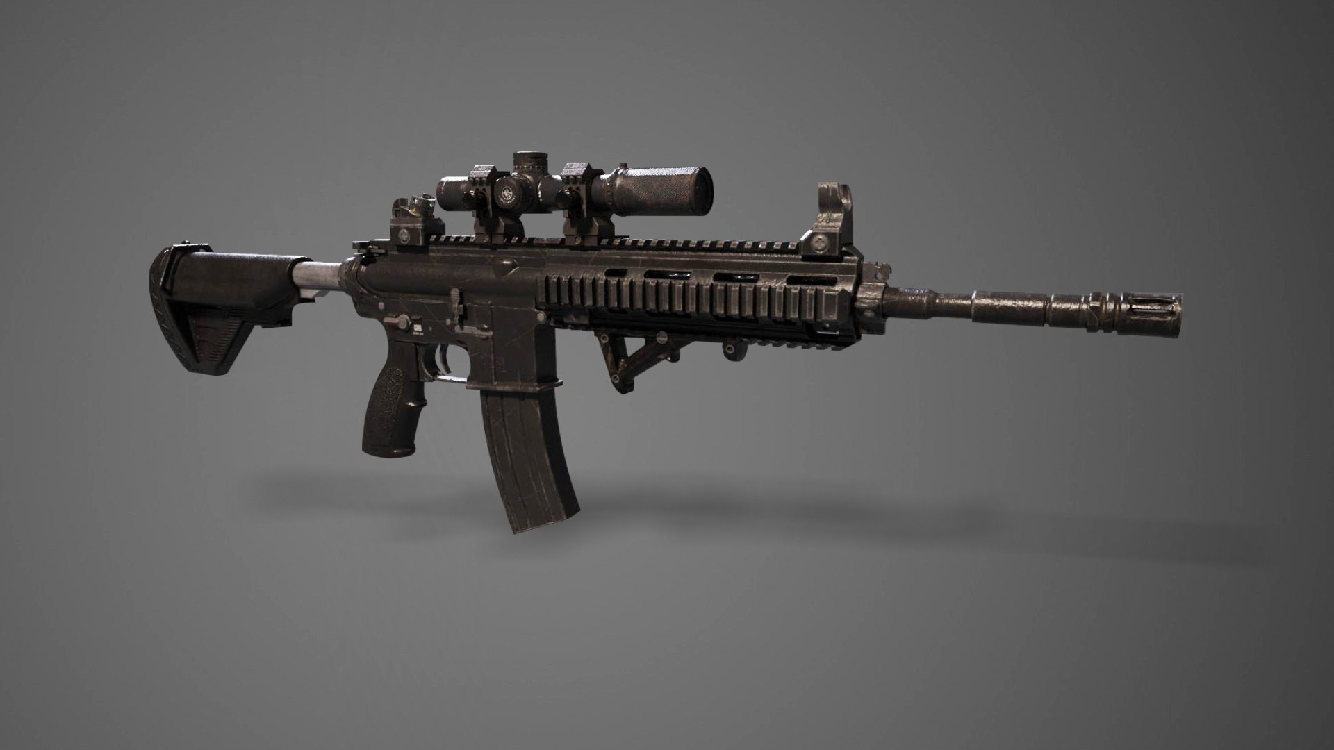 M416 Details 3D Model - TurboSquid 1352430