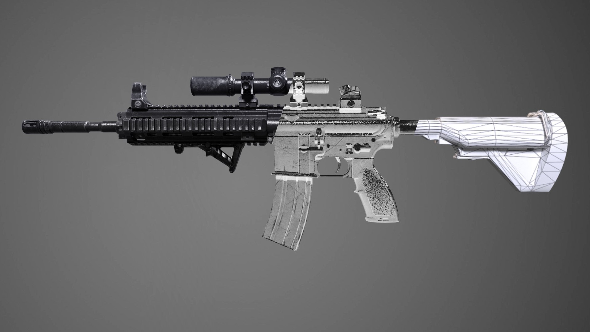 M416 Details 3D Model - TurboSquid 1352430