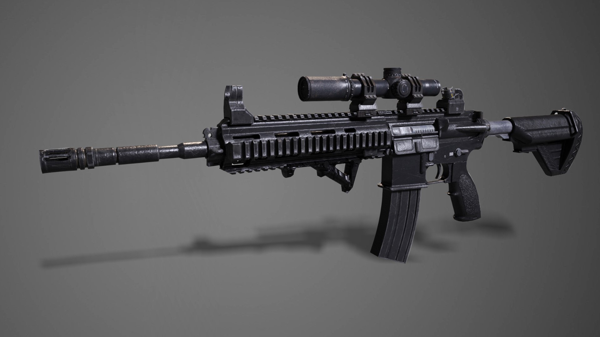 M416 Details 3D Model - TurboSquid 1352430