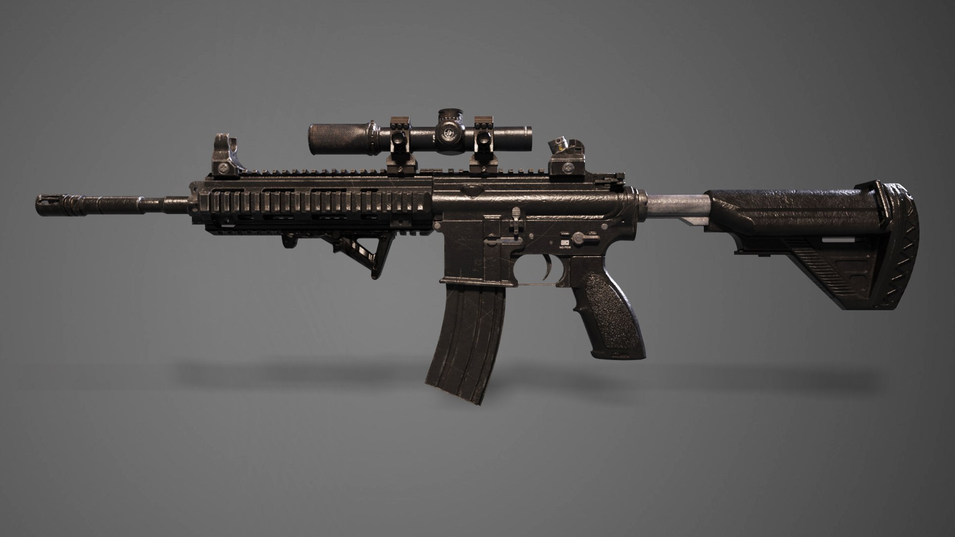 M416 Details 3D Model - TurboSquid 1352430