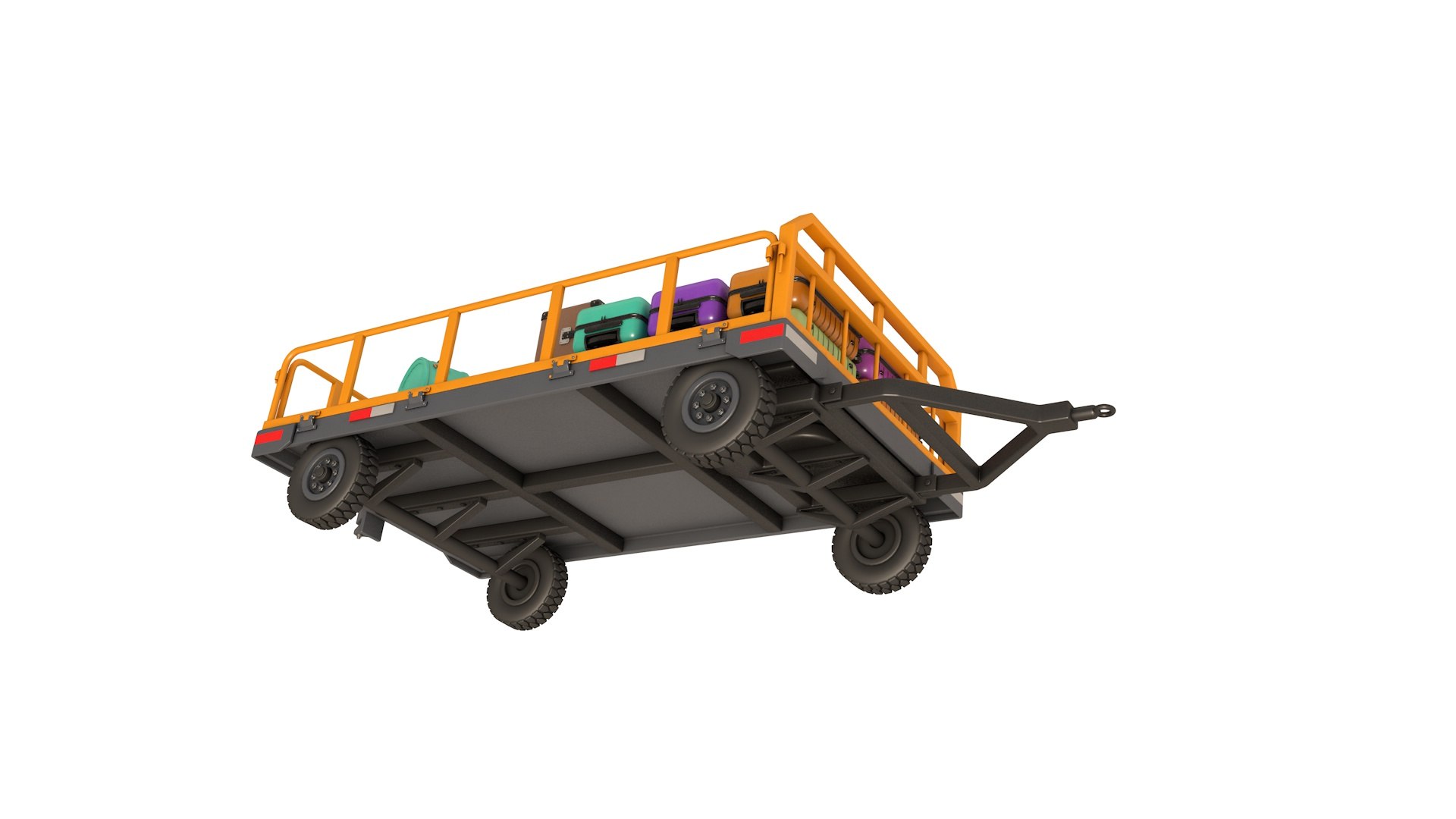 3D Baggage Carts - TurboSquid 2002626