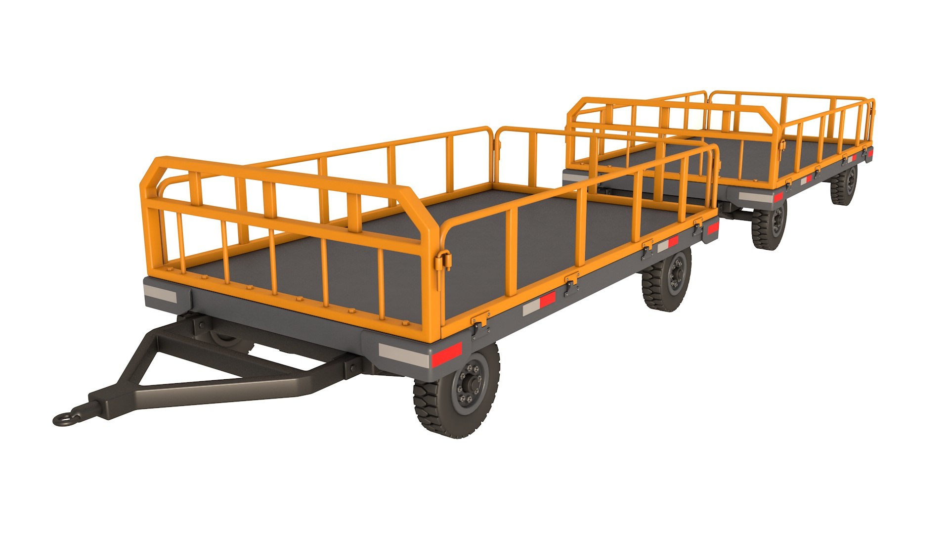 3D Baggage Carts - TurboSquid 2002626