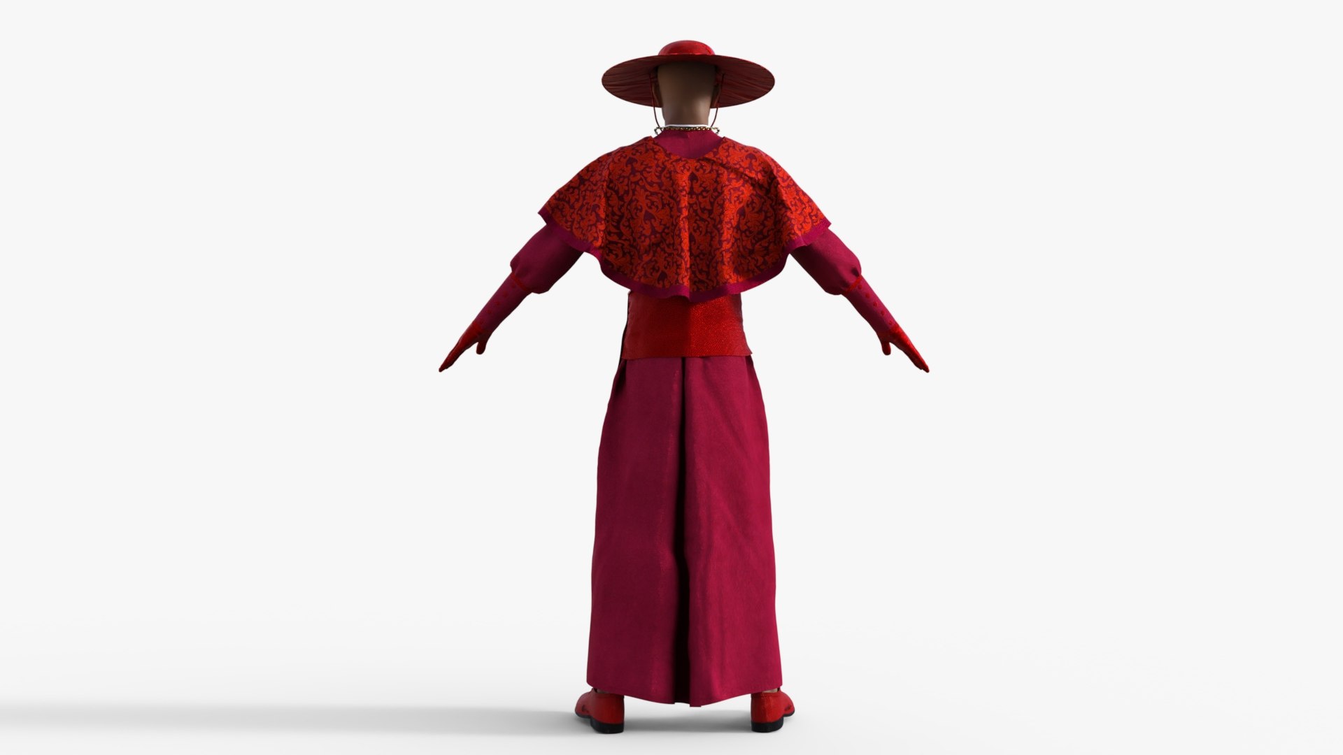 Prelate Priest In Red Rigged Low-poly 3D Model 3D - TurboSquid 2366462