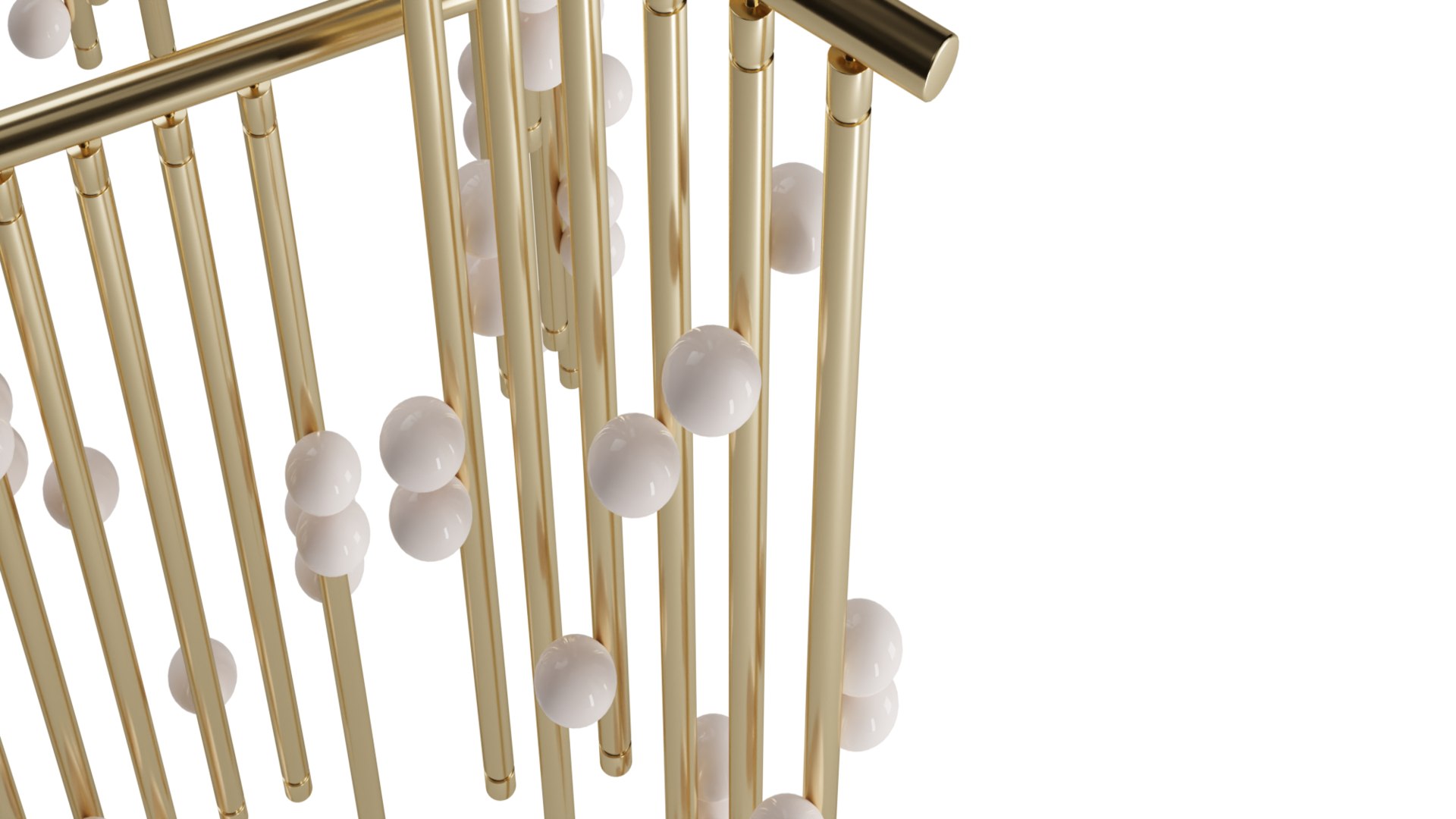 3D Model 76-bulb Drop System Chandelier - TurboSquid 2248184