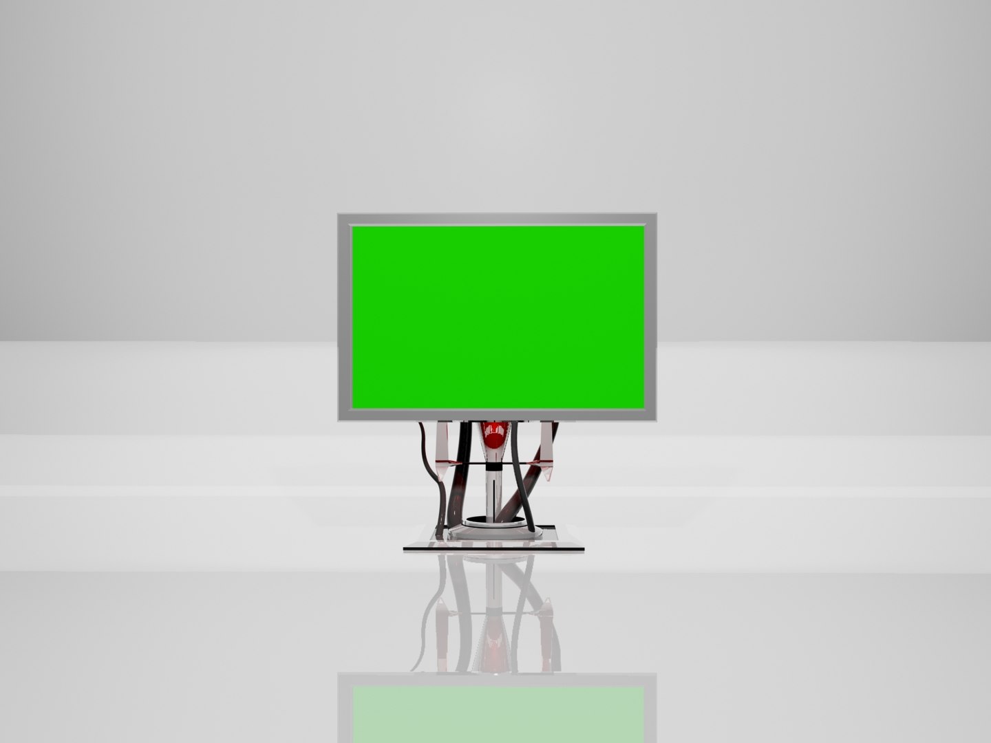 computer screen growing 3d 3ds