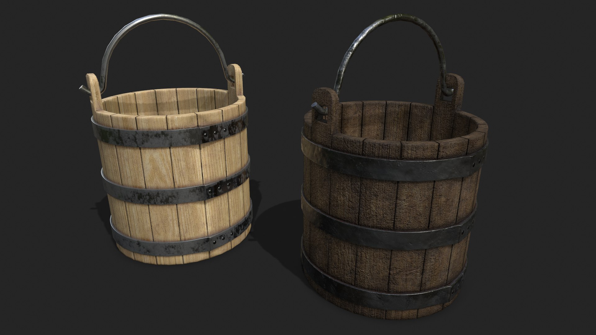3D Bucket Pack Model - TurboSquid 1877047