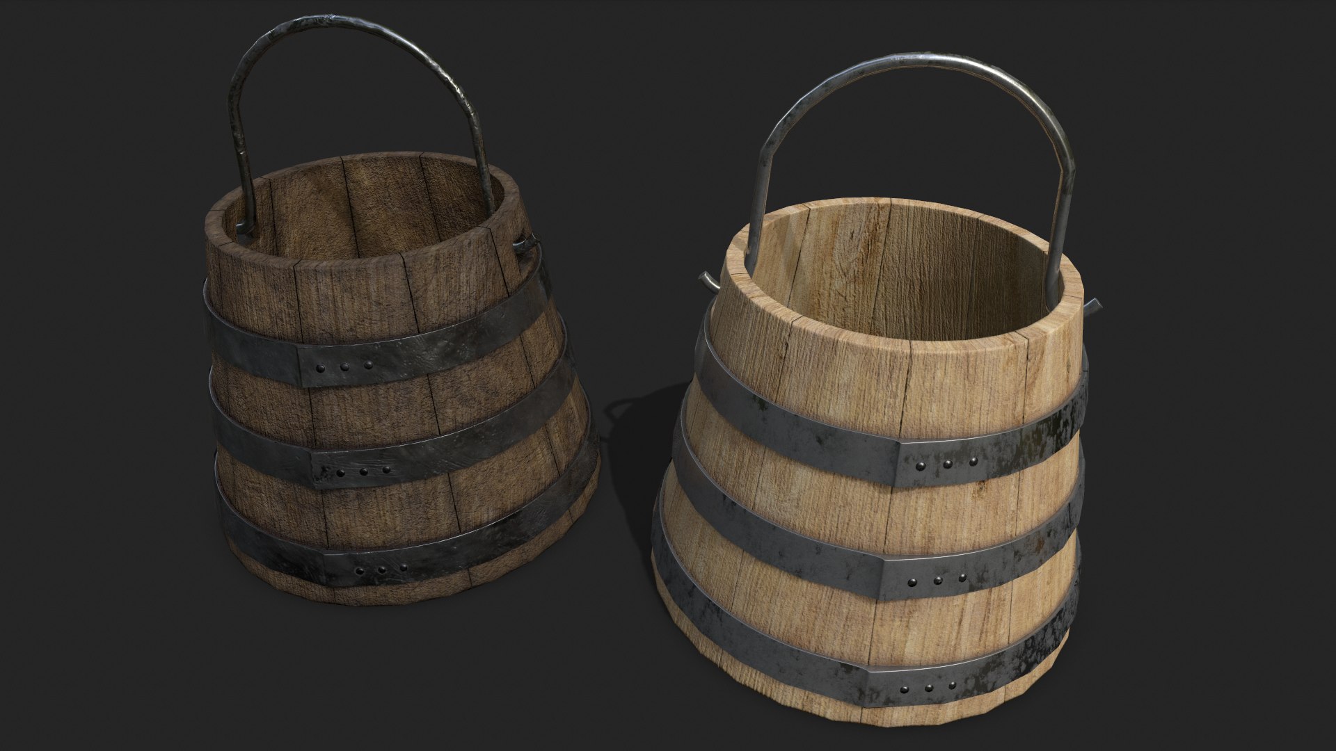 3D Bucket Pack model - TurboSquid 1877047