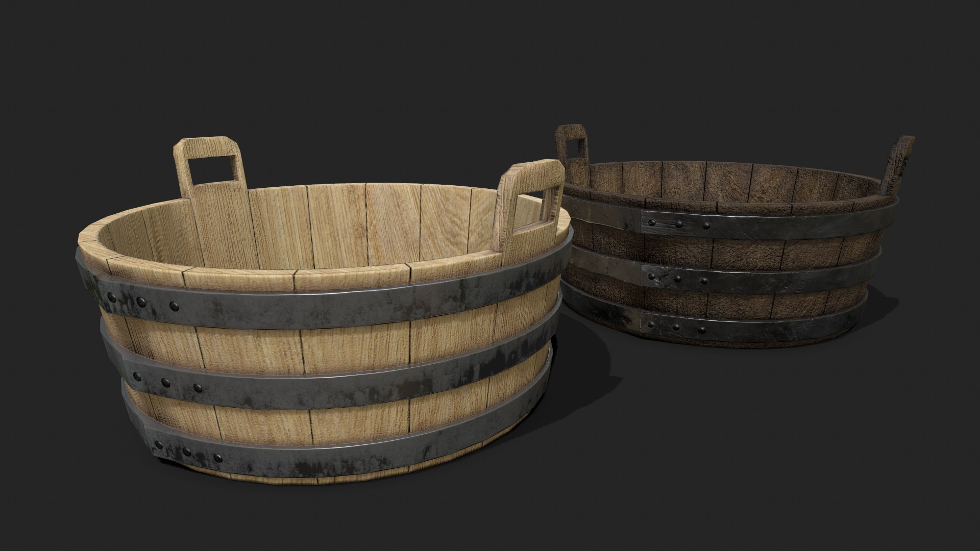 3D Bucket Pack Model - TurboSquid 1877047