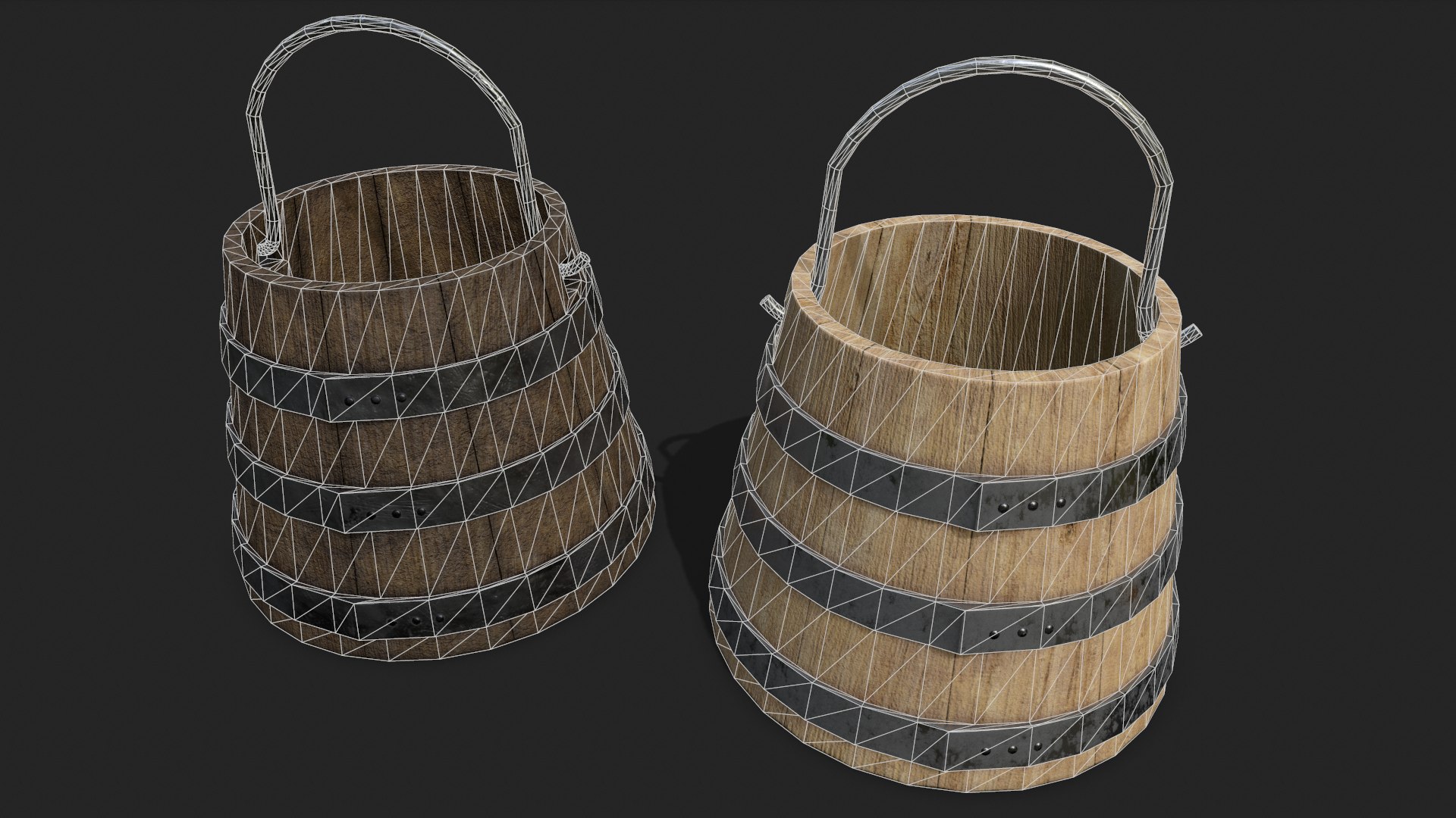 3D Bucket Pack Model - TurboSquid 1877047