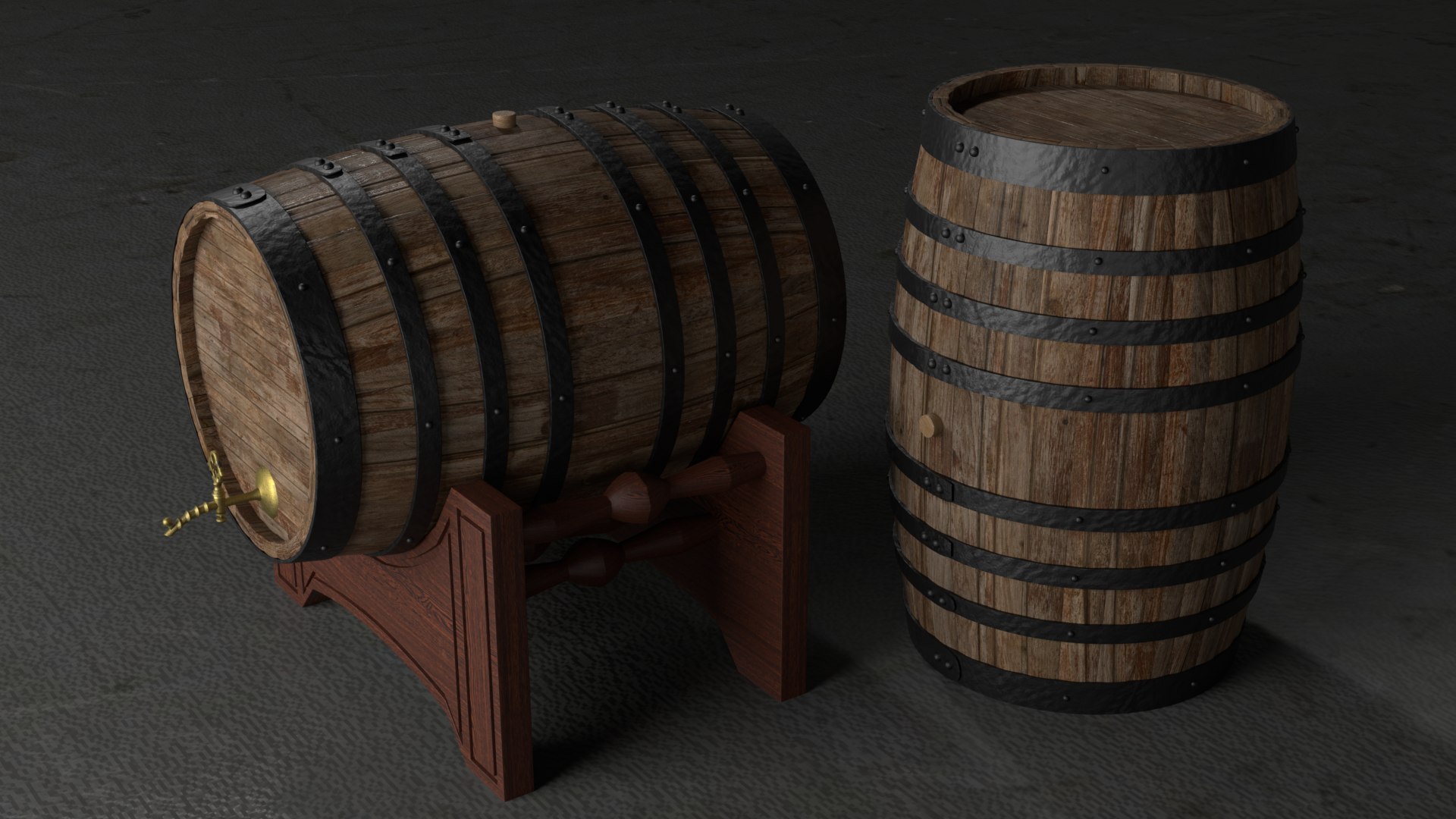 Barrel 3D Model - TurboSquid 1785684
