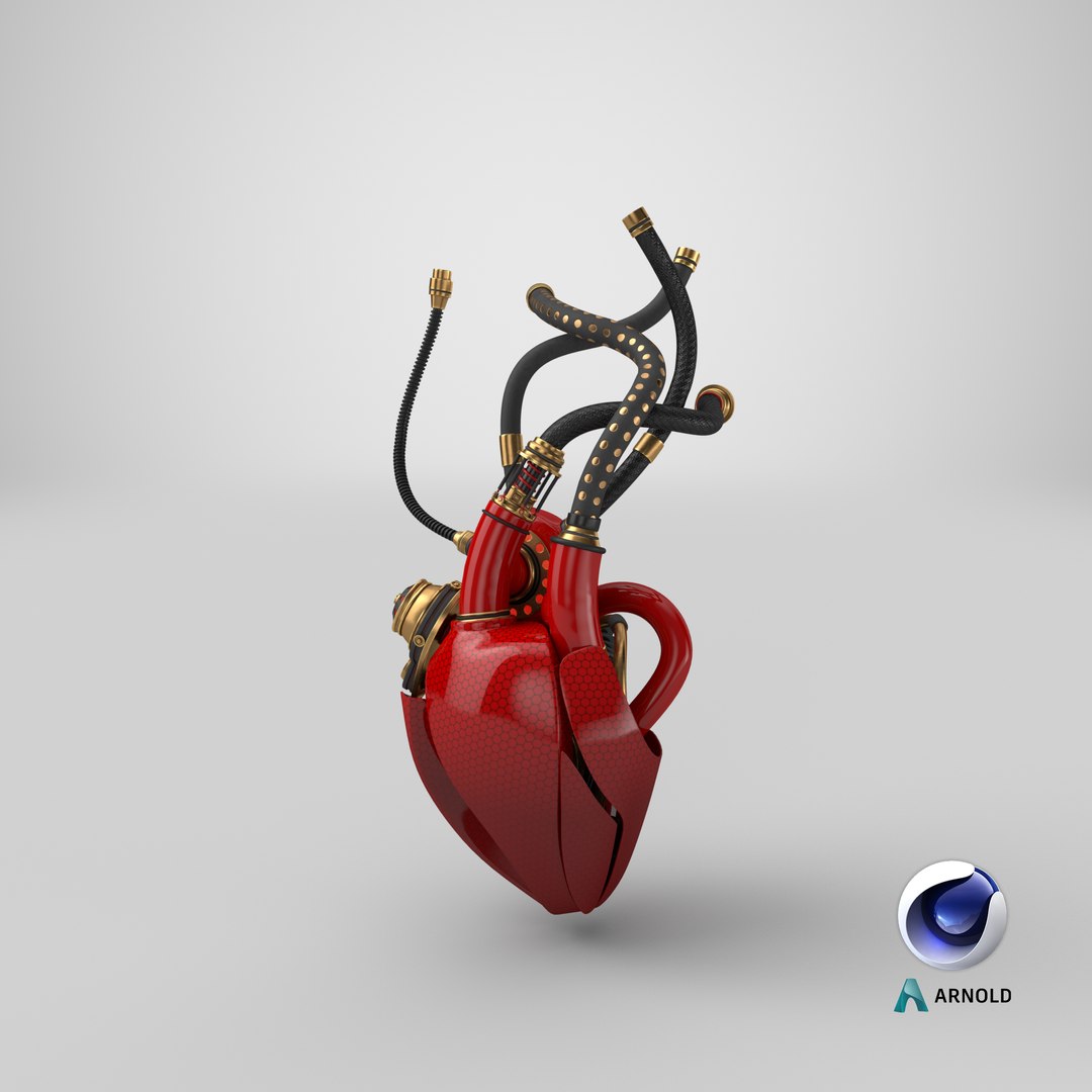 Sci-fi Artificial Cyber Heart 3D Model - TurboSquid 1601257