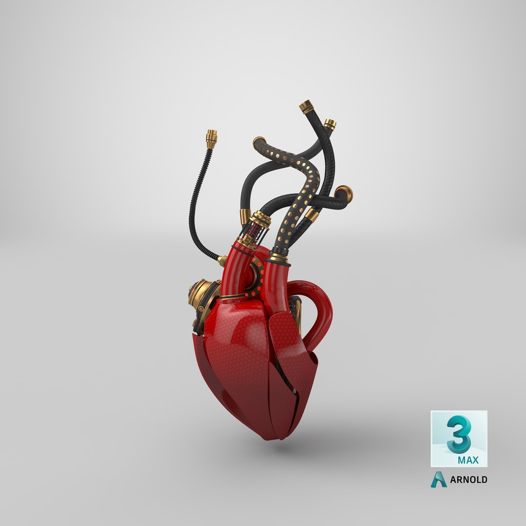 Sci-fi Artificial Cyber Heart 3D Model - TurboSquid 1601257