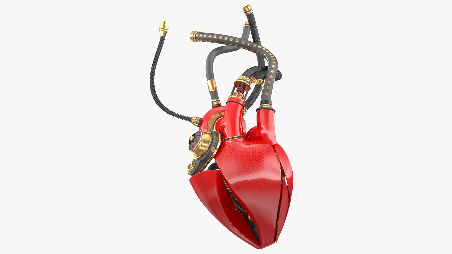 Sci-fi Artificial Cyber Heart 3D Model - TurboSquid 1601257