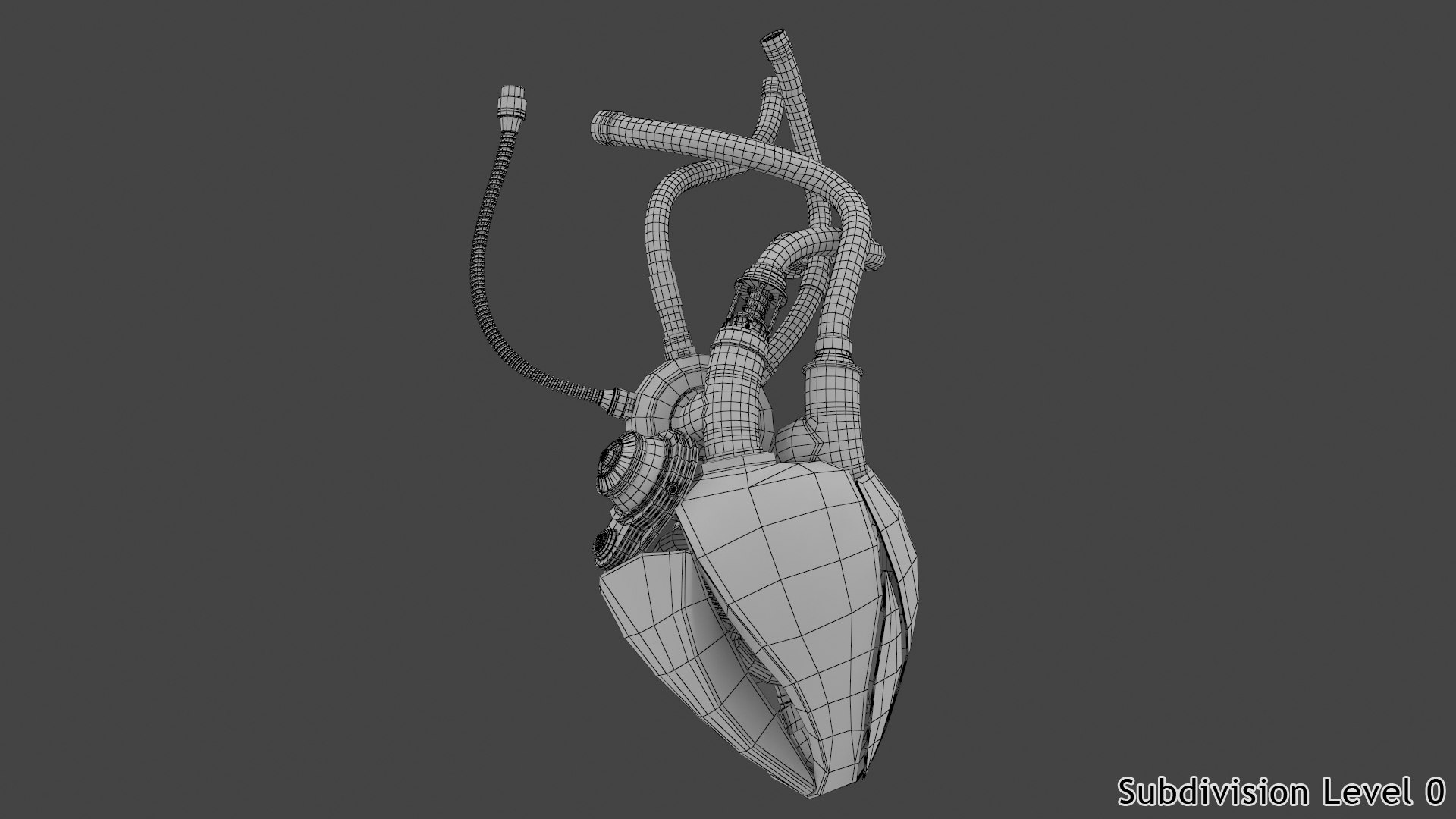 Sci-fi Artificial Cyber Heart 3D Model - TurboSquid 1601257