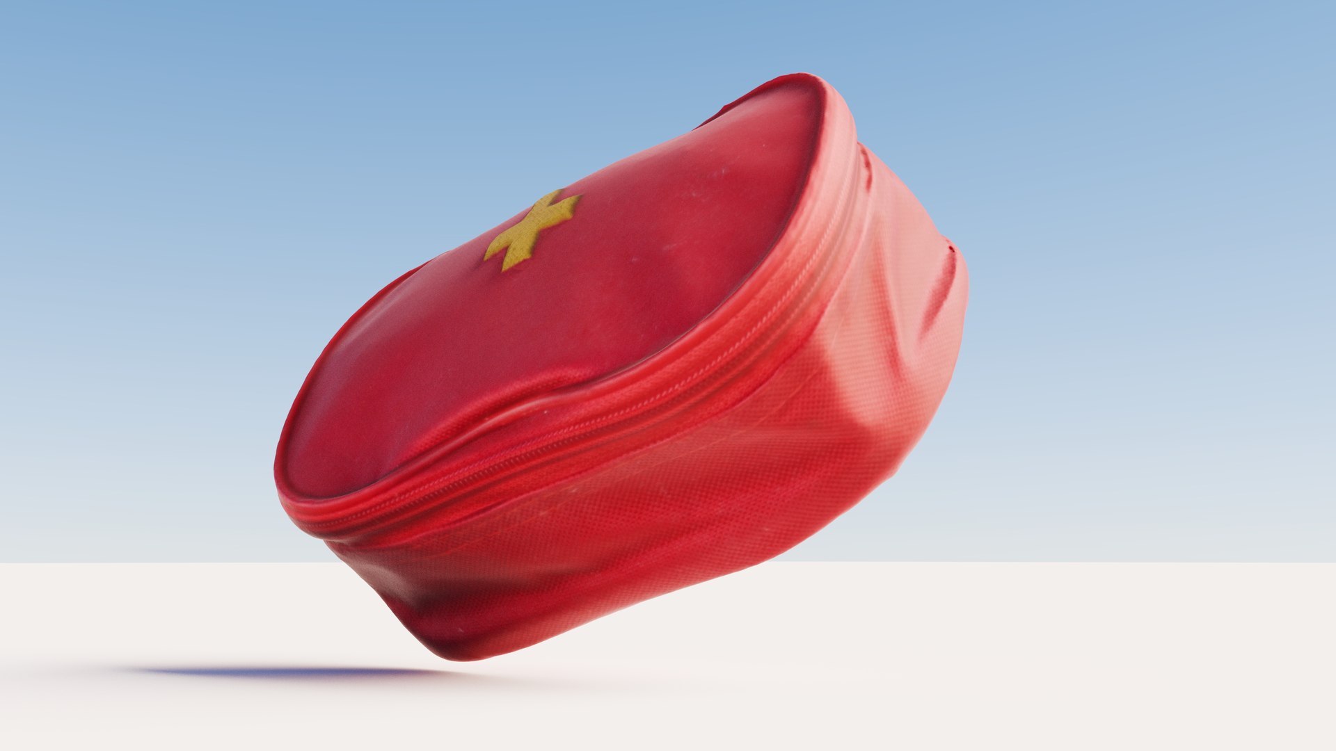 3D Scanned Red First Aid Kit Model - TurboSquid 2257746