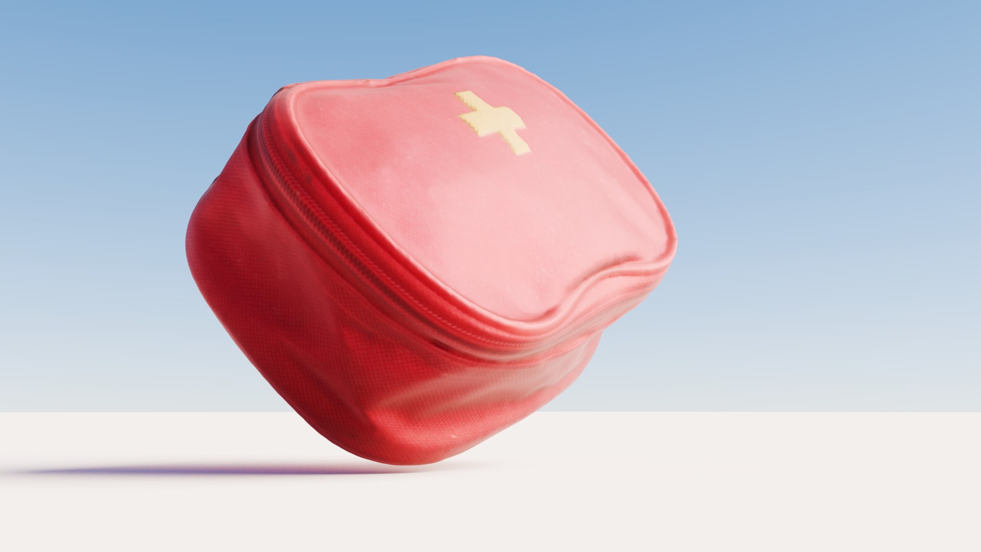 3D Scanned Red First Aid Kit Model - TurboSquid 2257746