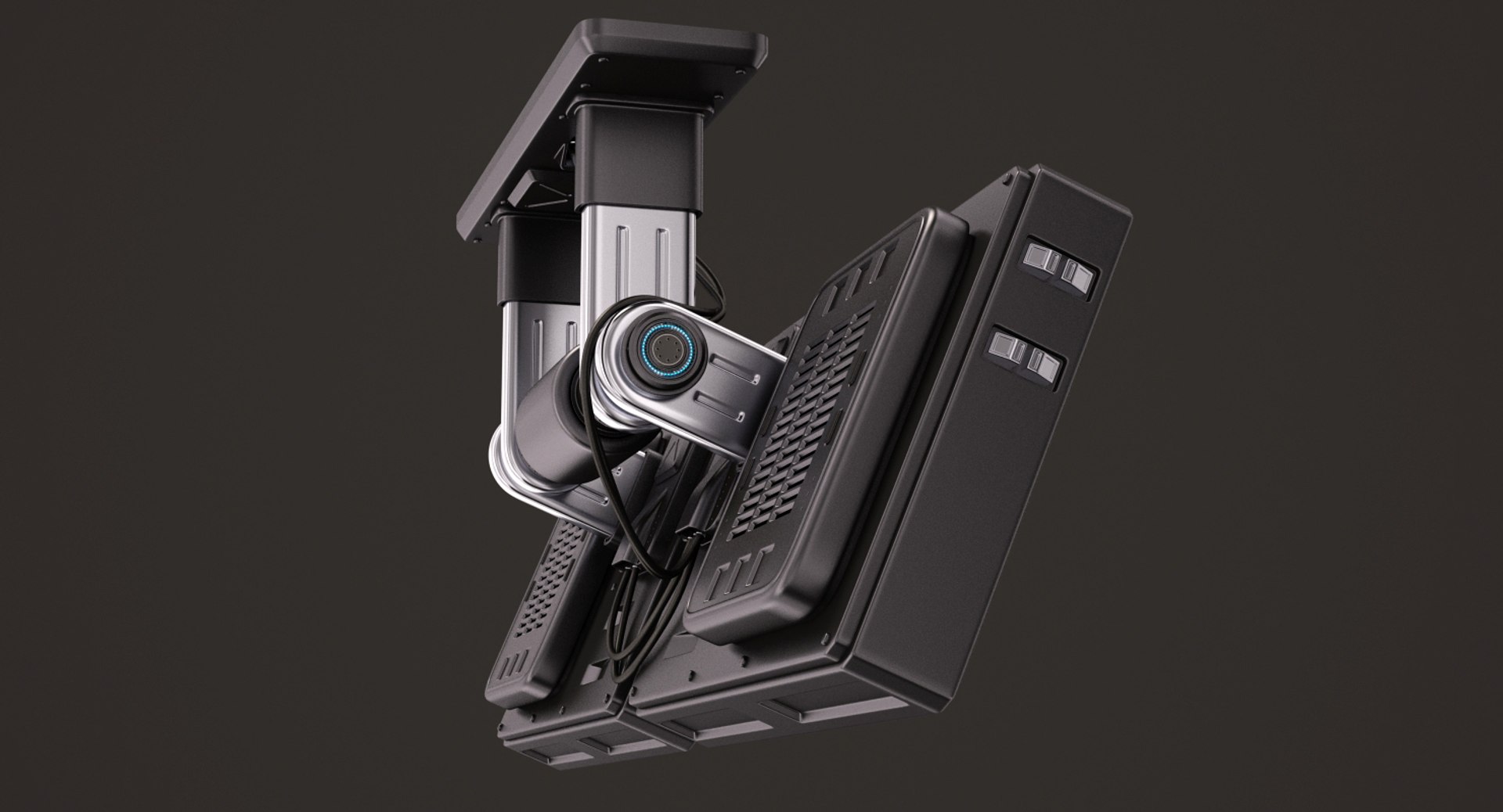 Sci Fi Monitors 3D Model - TurboSquid 1254790