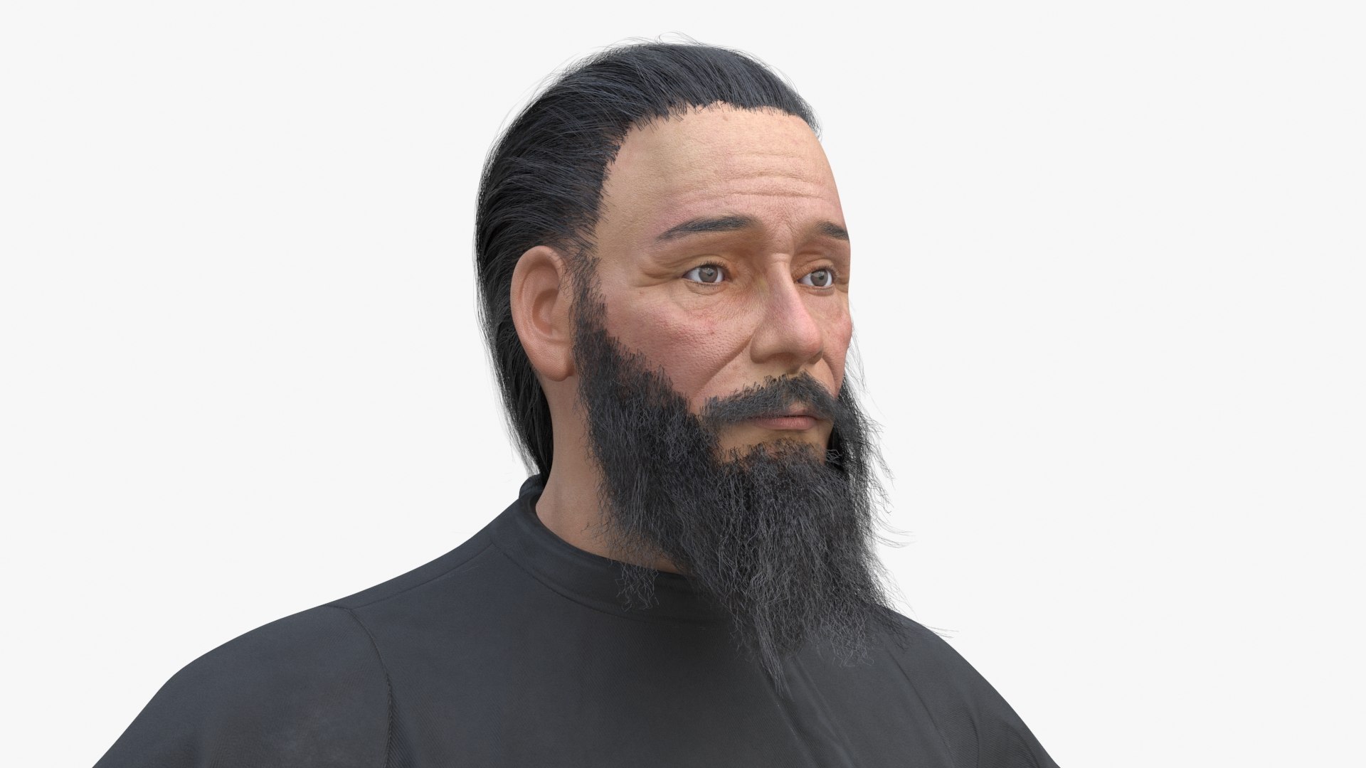 Orthodox Church Monk Wearing Robe Rigged 3D Model - TurboSquid 2320358