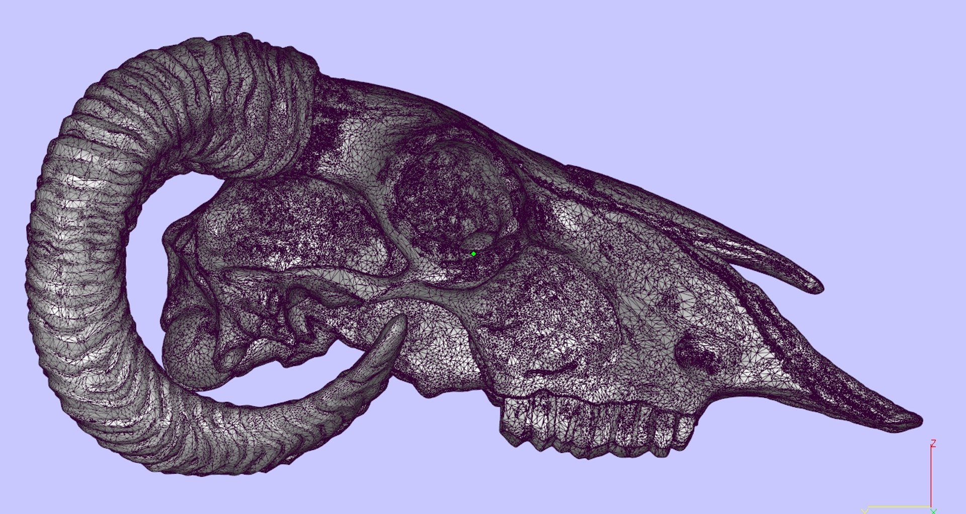 Goat Skull Element Jewelry 3D - TurboSquid 1377835