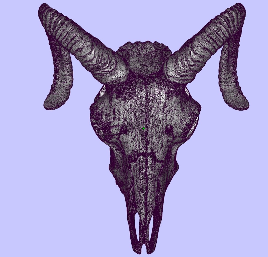 Goat Skull Element Jewelry 3D - TurboSquid 1377835