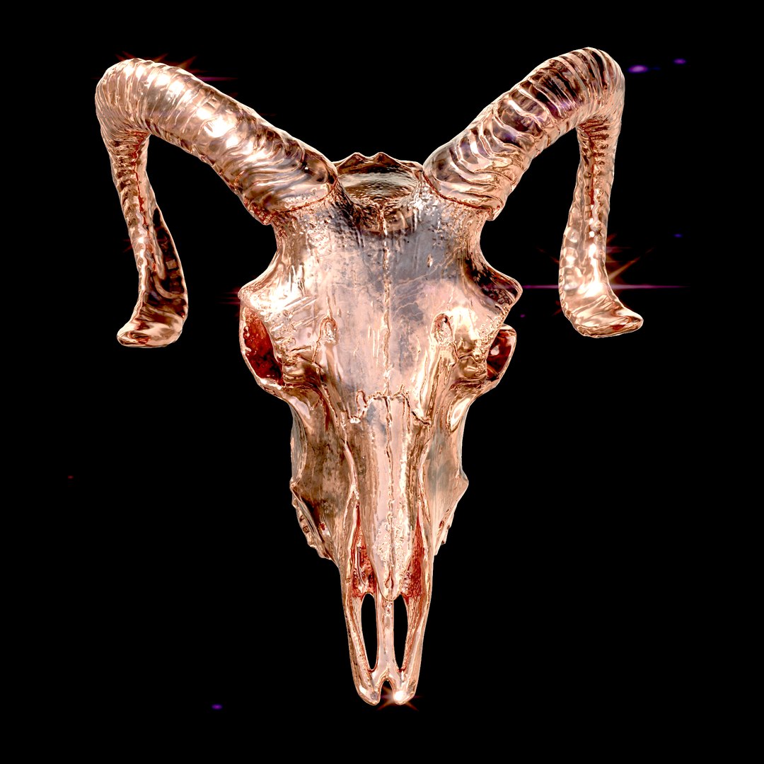 Goat Skull Element Jewelry 3D - TurboSquid 1377835