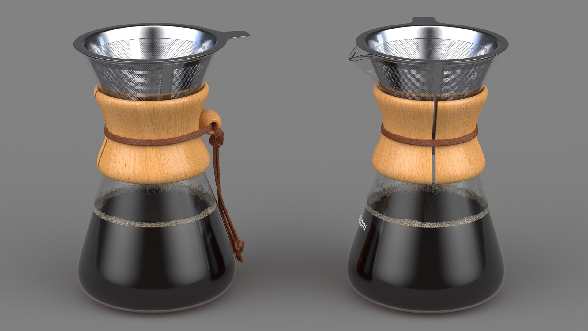 3D Pour Over Coffee Maker COSORI With Hot Coffee Model - TurboSquid 2006812