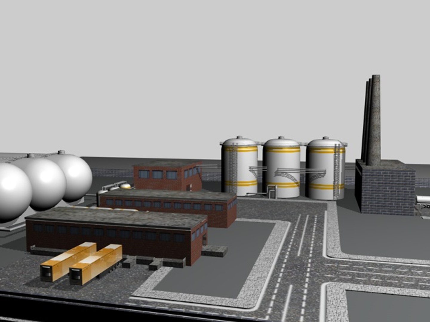 Factory 3d Model