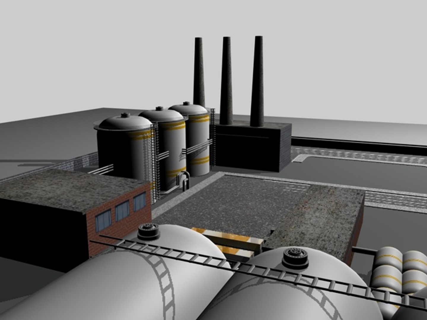 Factory 3d Model
