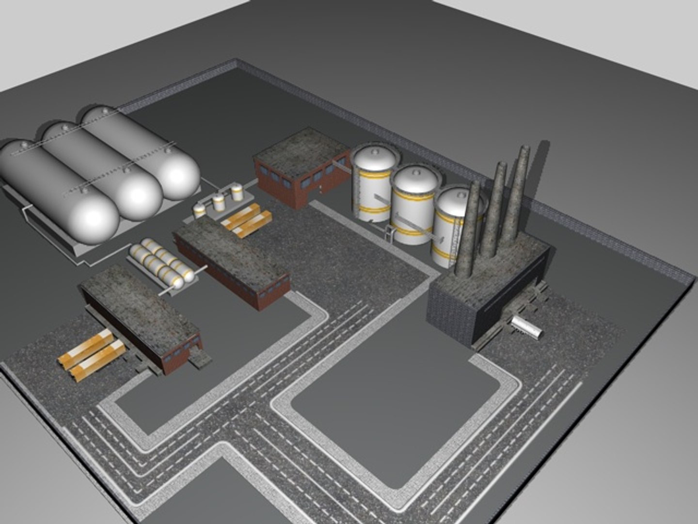 Factory 3d Model